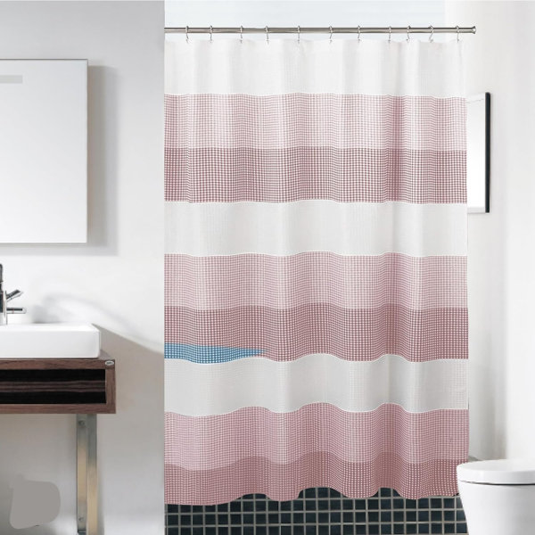 Longshore Tides Rideaux de douche imperméables Arminta Waffle et ...