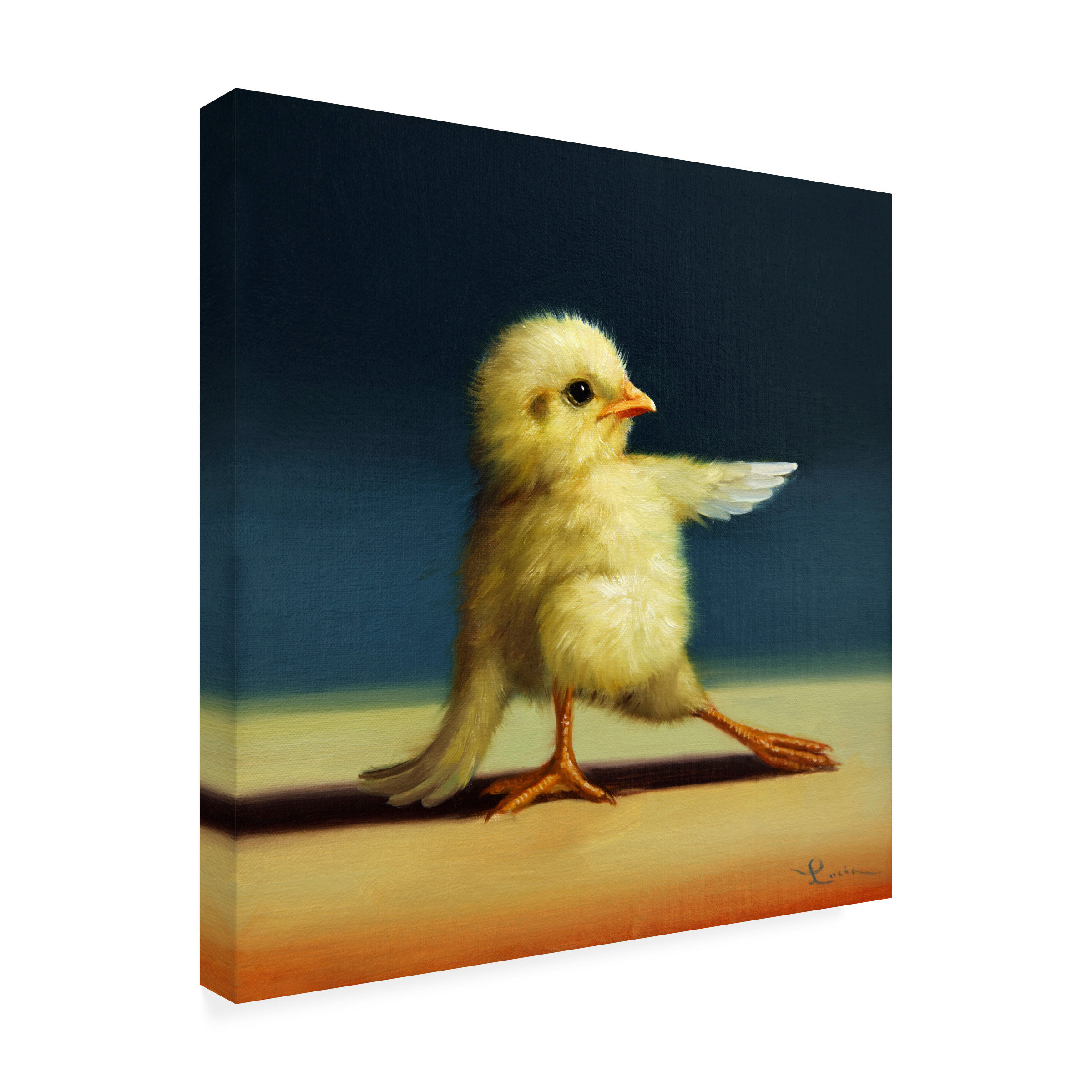 Trinx Yoga Chick Bend Knee by Lucia Heffernan - Unframed Print on ...