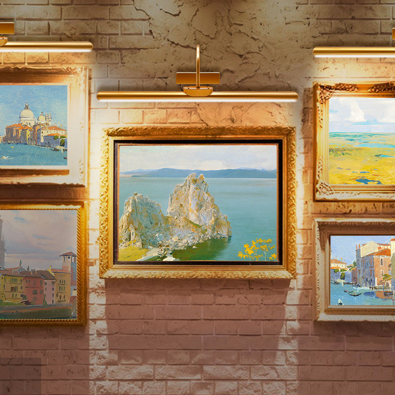 Wrought Studio™ 23" Wireless Picture Lights, Rechargeable Battery Art ...