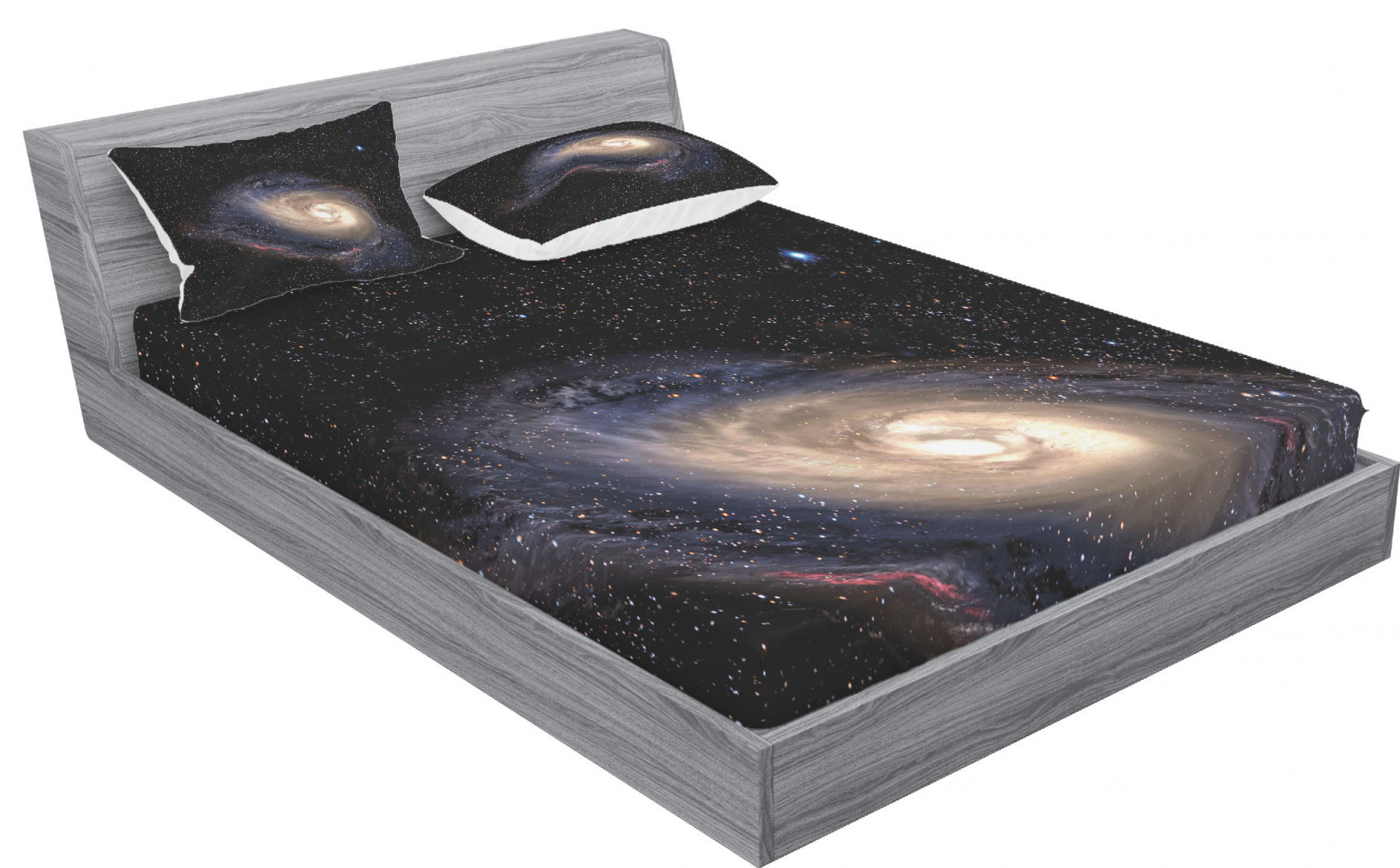 Ambesonne Spiral Universe in A Field of Stars Astronomy Theme Deep ...