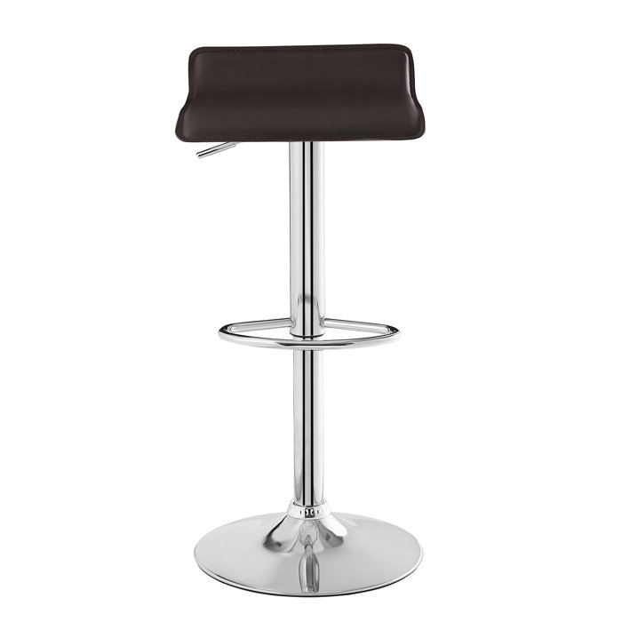 Mercer41 Garytt Swivel Adjustable Height Short Counter Stool | Wayfair