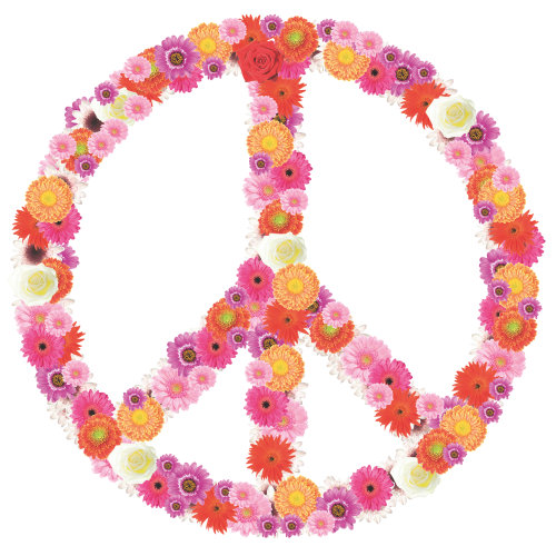 Star Cutouts SC2603 Peace Sign Cardboard Cutout Standee Standup | Wayfair