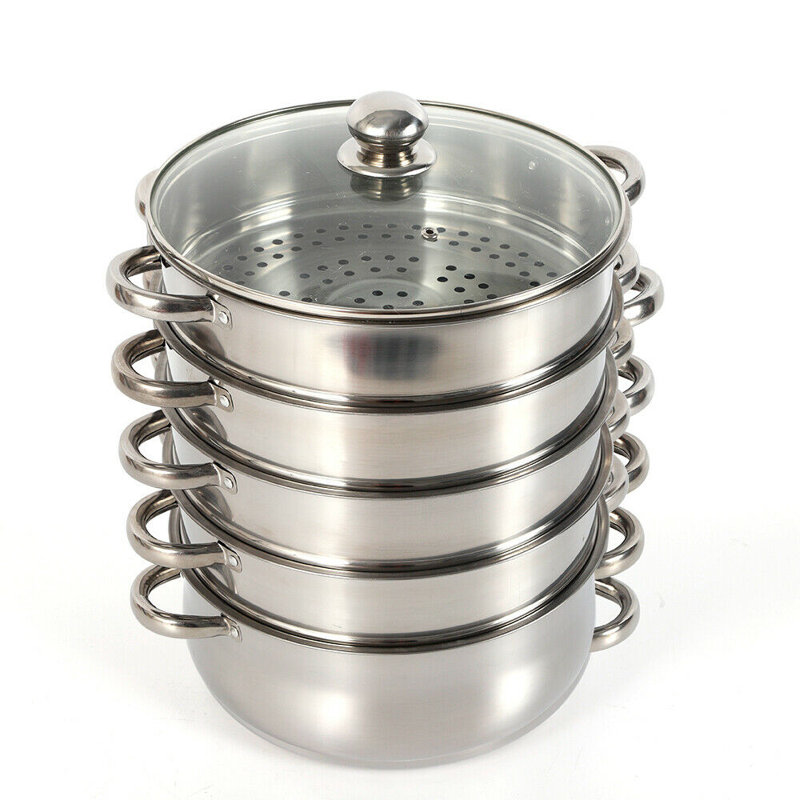 CNCEST 5-Tier Stainless Steel Steamer | Wayfair