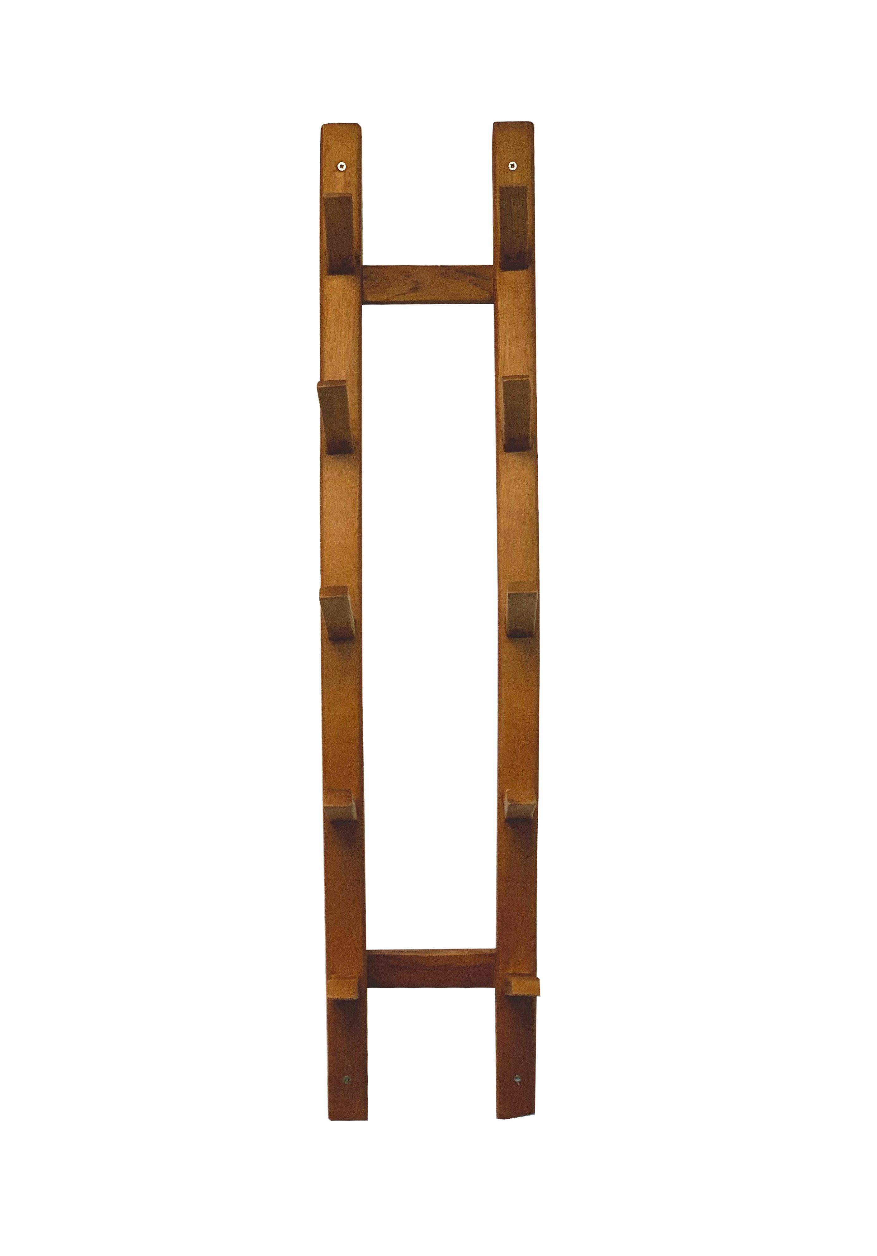 MGP 5 Bottle Solid Wood Wall Mounted Wine Bottle Rack in Brown | Wayfair