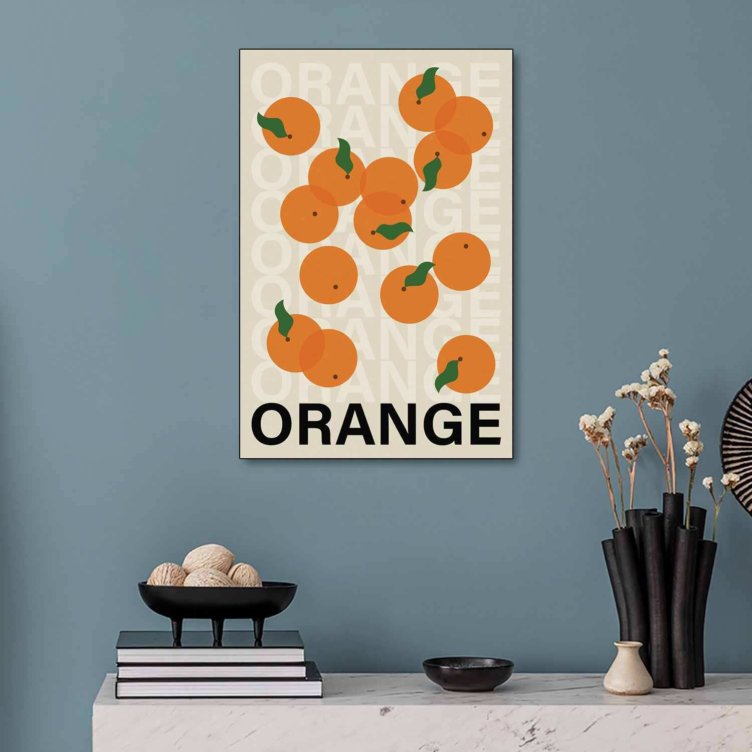 Ivy Bronx Steelpix Metal Canvas - Orange by Paulina Budka - Wall Art ...
