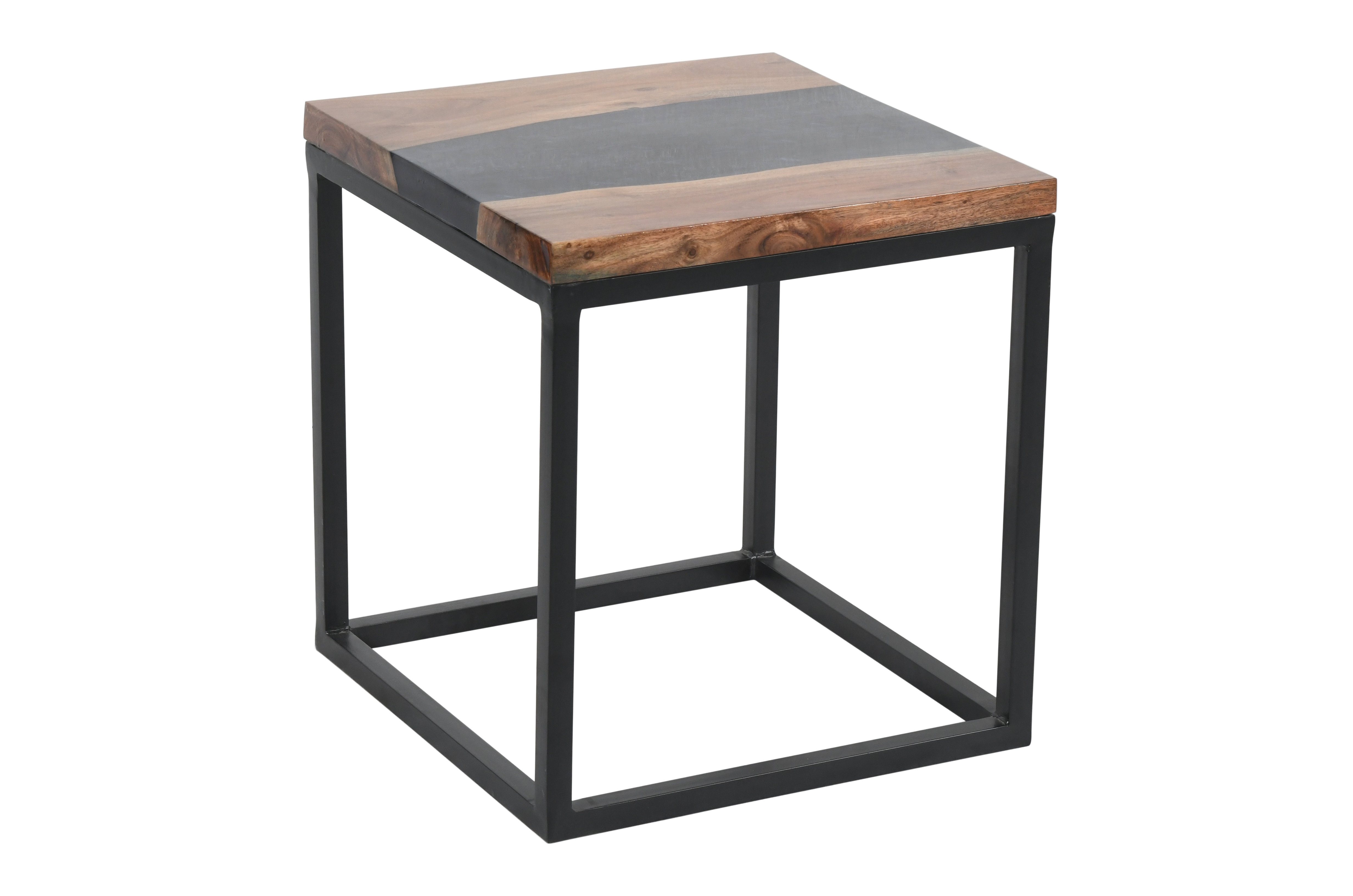 17 Stories Block Epoxy End Table | Wayfair