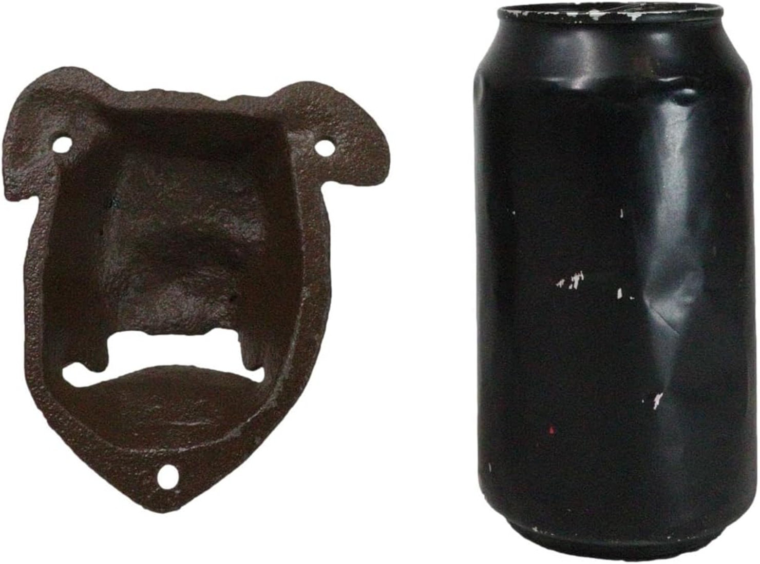 Lark Manor Set Of 2 Cast Iron Western Rustic Canine Dog Bulldog Wall ...