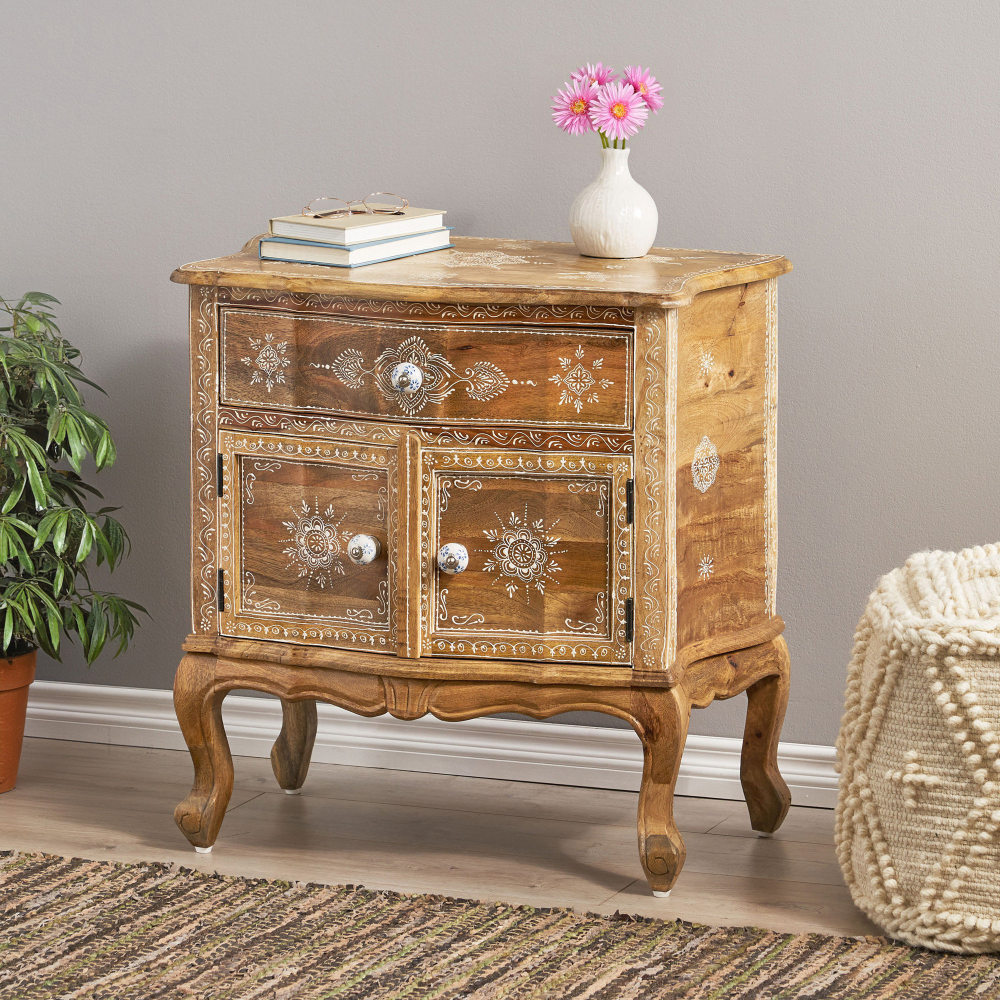 Bungalow Rose Winnette Accent Cabinet | Wayfair