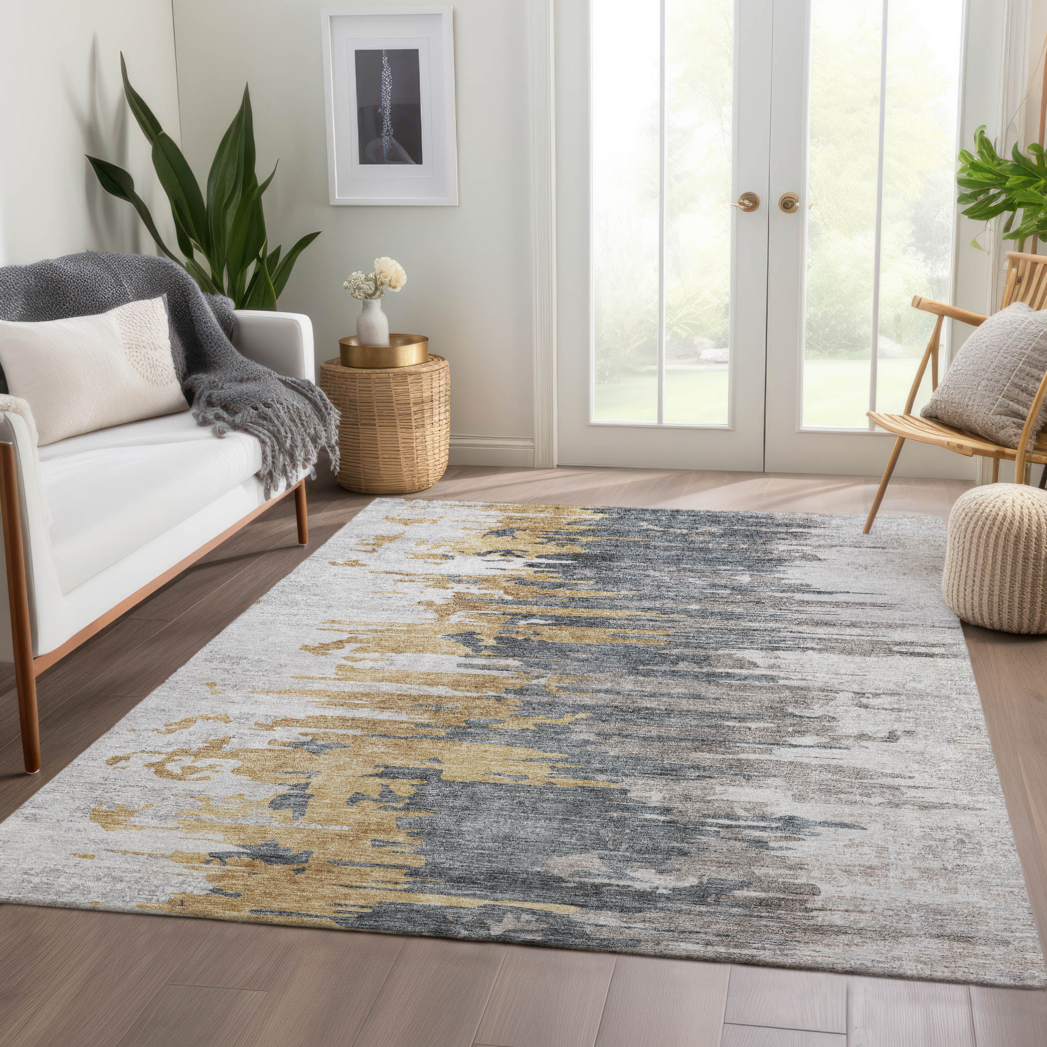 Langley Street® Tapis intérieur / extérieur Louis avec envers antidérapant et avis - Wayfair Canada