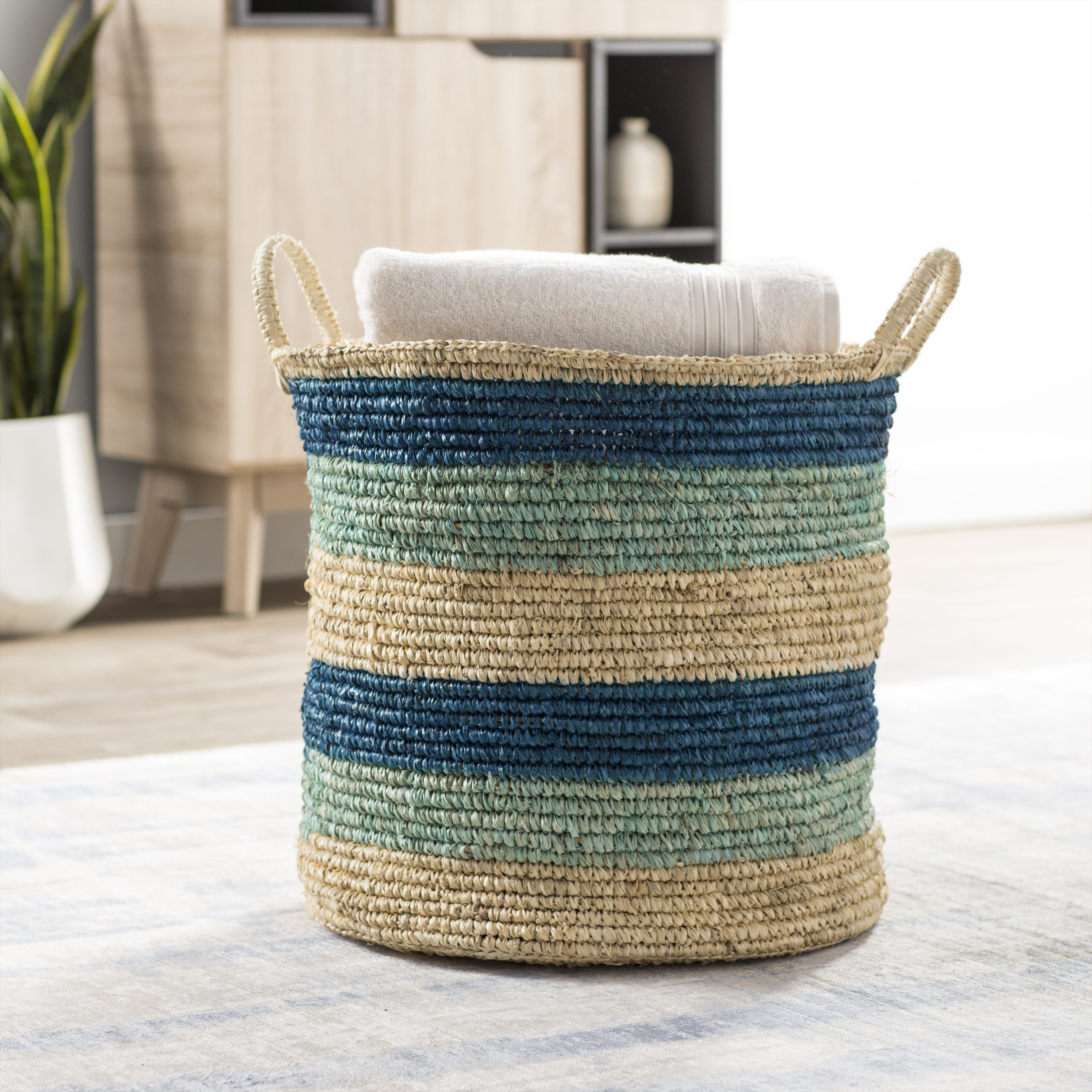 Birch Lane™ Zeppelin Wicker Storge Basket & Reviews - Wayfair Canada
