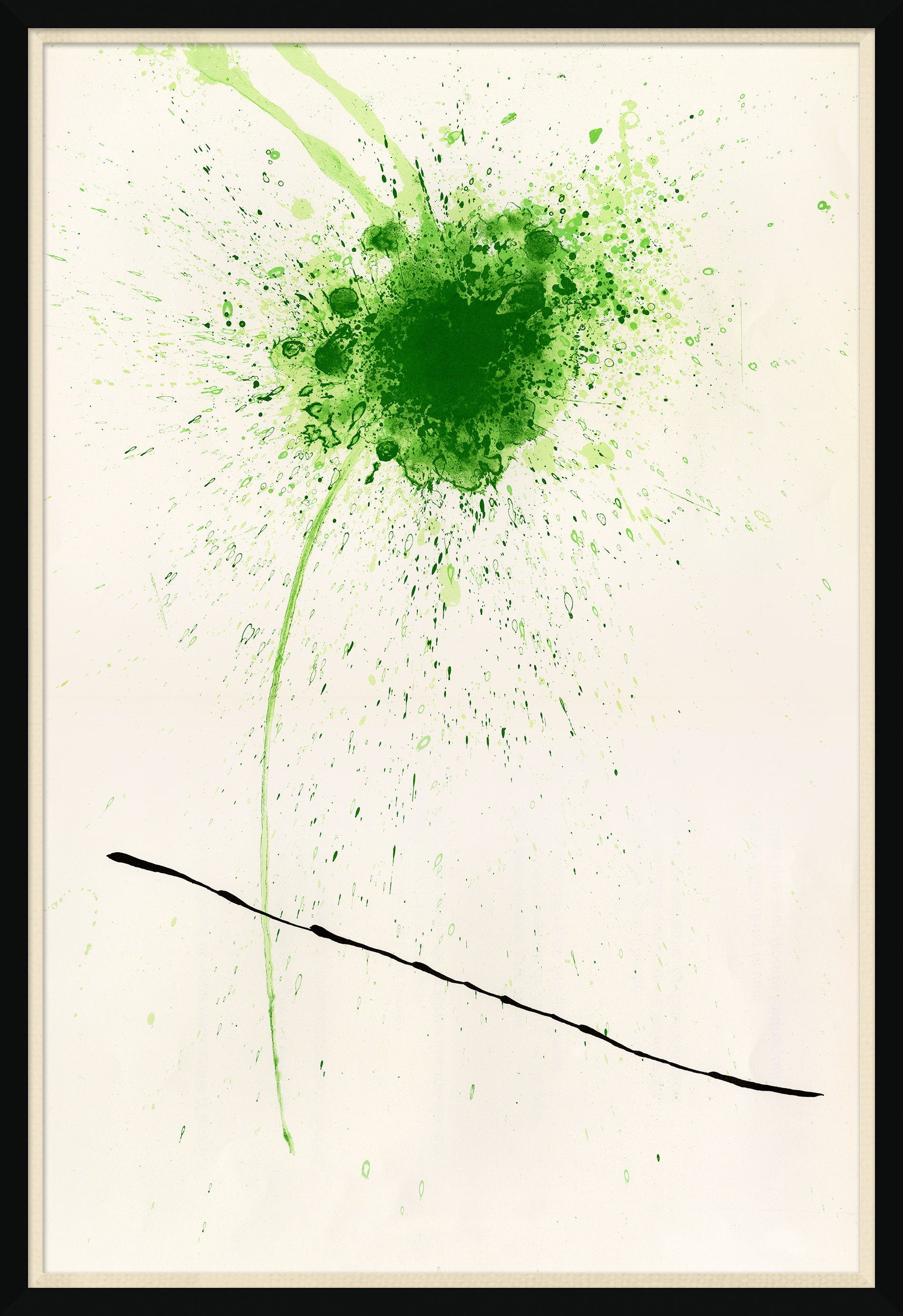 Soicher Marin Green Flower - Painting | Wayfair