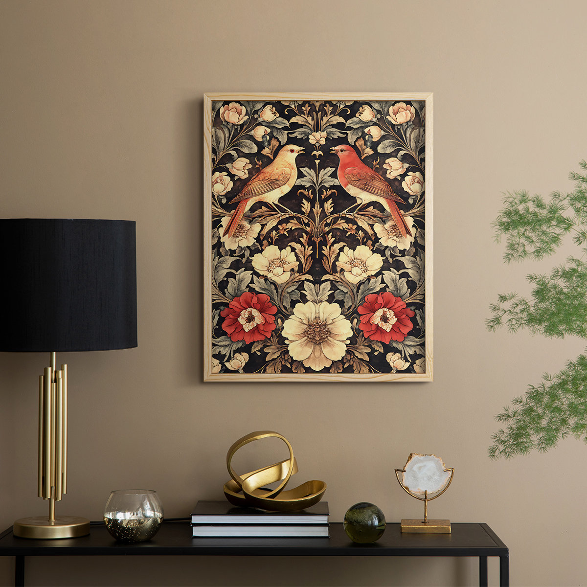 Lark Manor™ WM MORRIS Series CCCL Framed Print - Solid Wood | Wayfair
