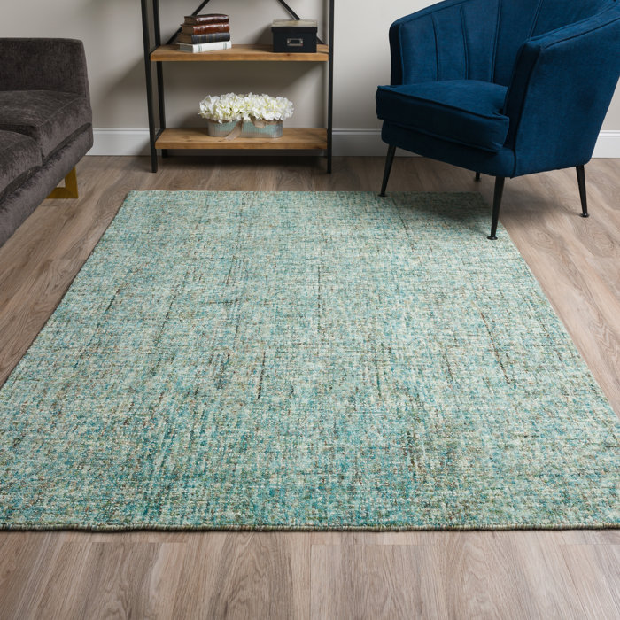 Latitude Run® Gilboa Handmade Tufted Wool Seaglass Area Rug & Reviews ...