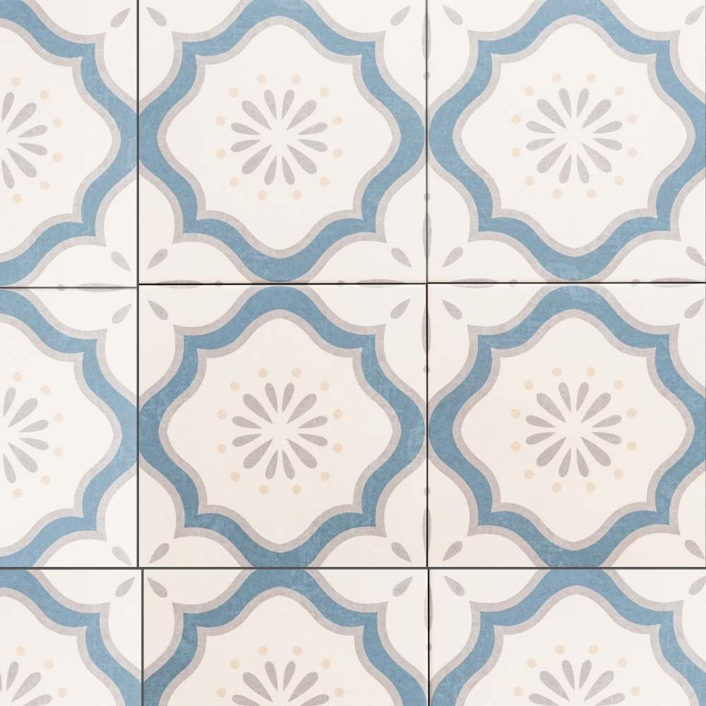 Long Island Mosaics & Tile DaVinci 7.9" x 7.9" Porcelain Patterned ...