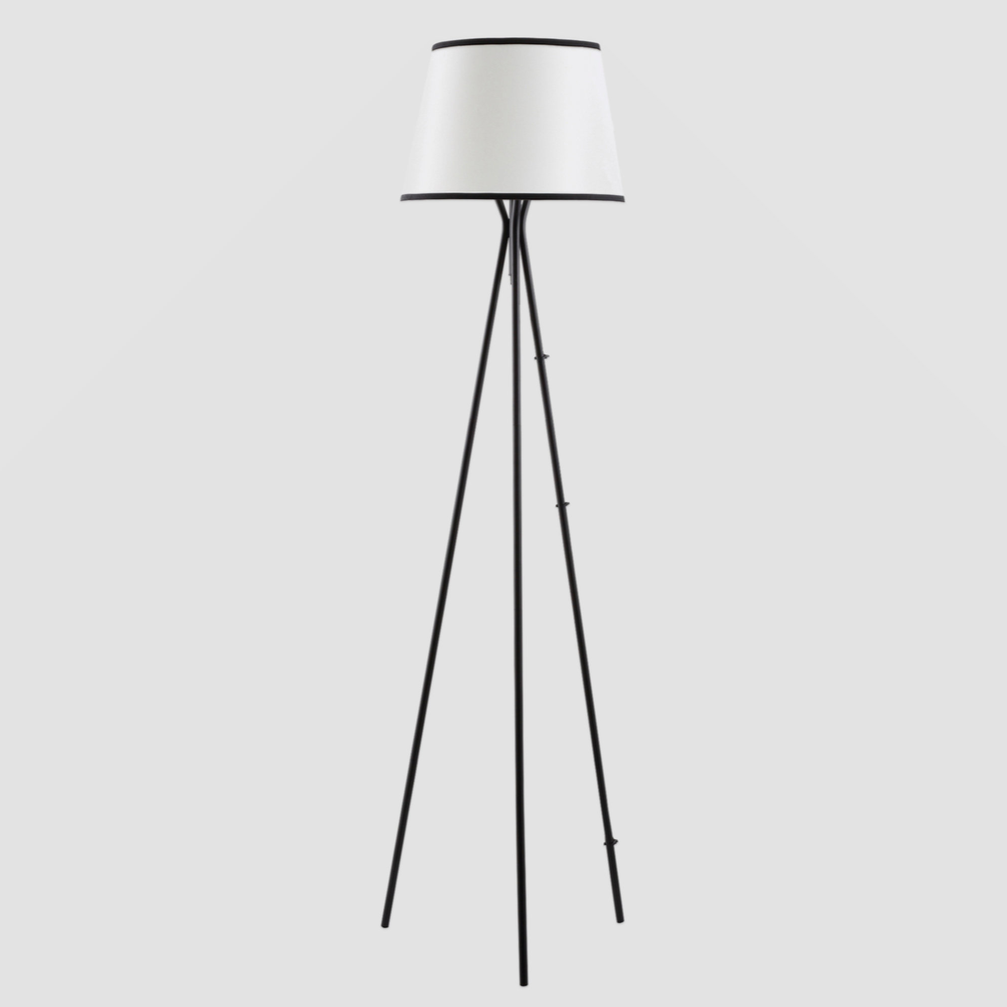 George Oliver Modern Tripod Floor Lamp Free Standing Land Lamp W/ Steel ...