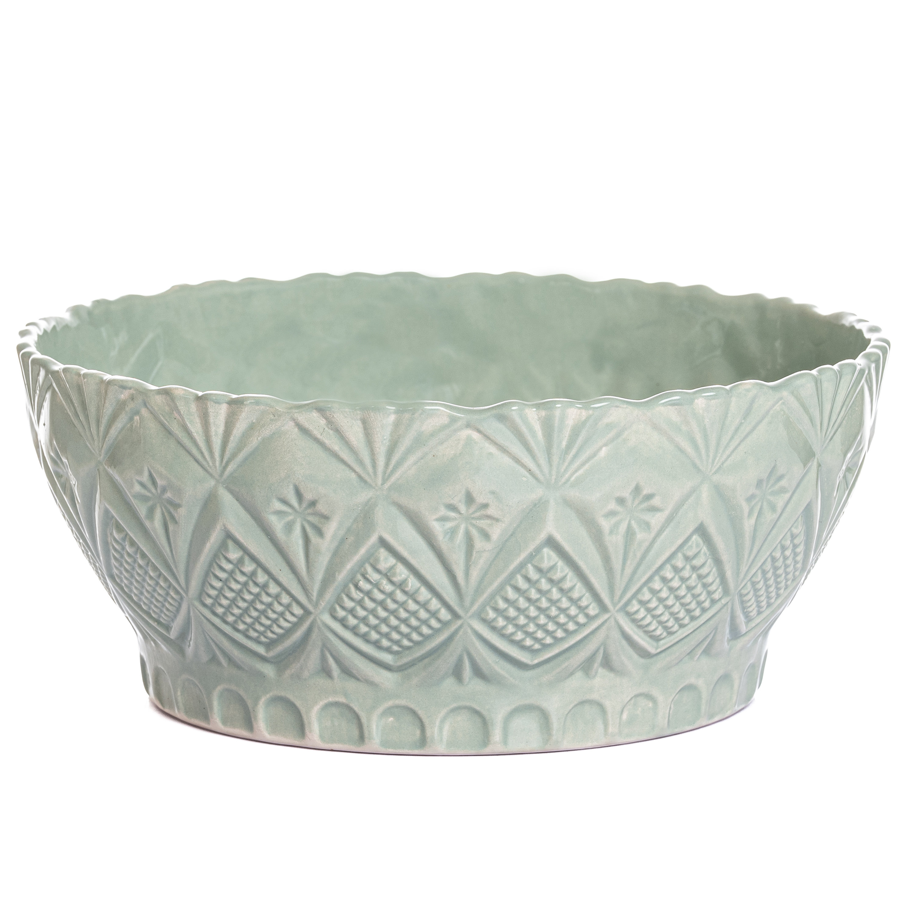 Coppermill Kitchen CMK Vintage Inspired Large Handmade Ceramic Bowl ...
