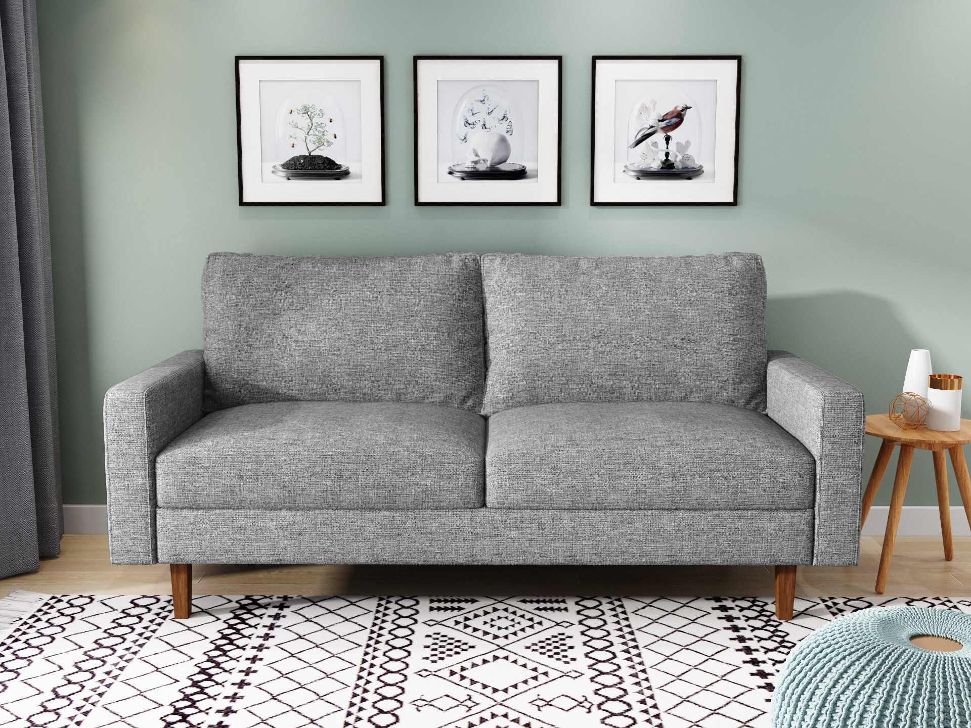 George Oliver Murillo 69.68" Square Arm Sofa & Reviews - Wayfair Canada