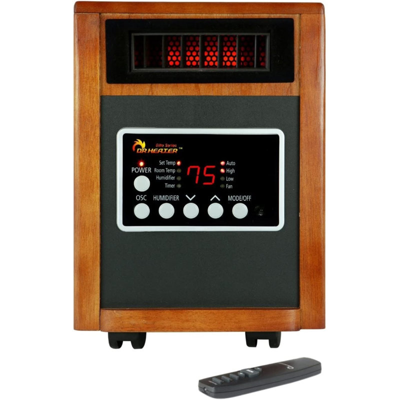 Dr. Infrared Heater Elite Series 1500 Watt Electric Infrared Cabinet ...
