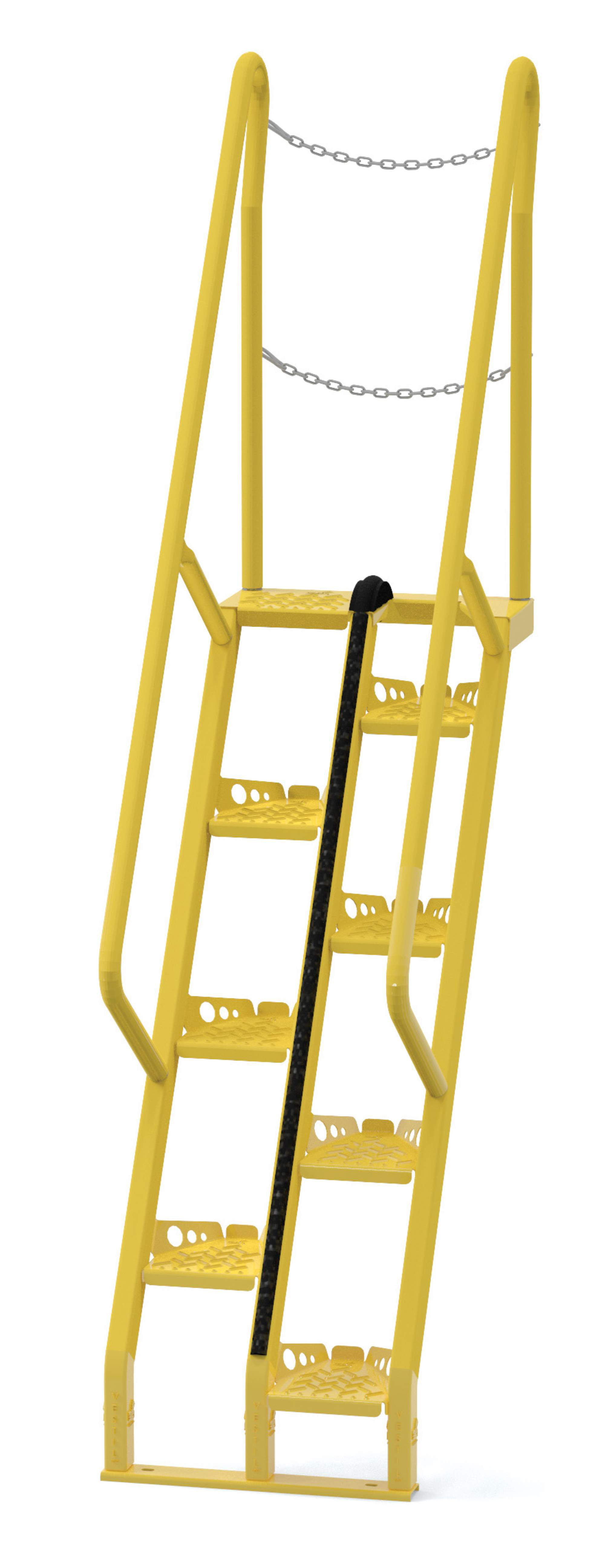 Vestil 8.49' Steel Straight Ladder | Wayfair