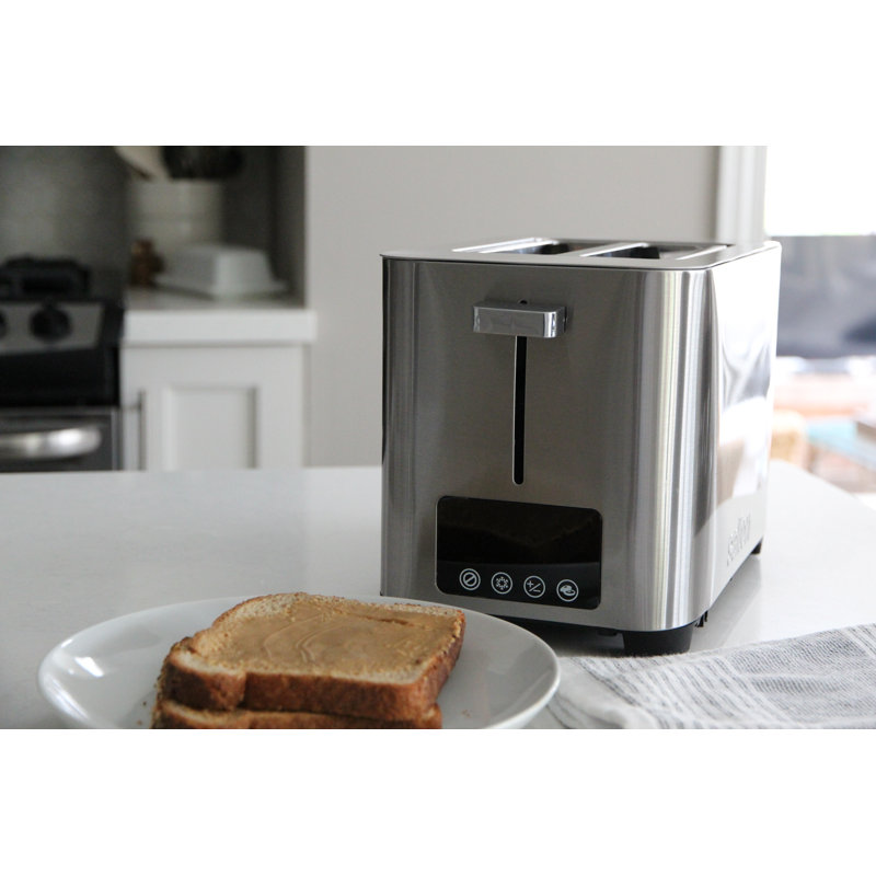Salton 4 Slice Digital Stainless Steel Toaster & Reviews | Wayfair