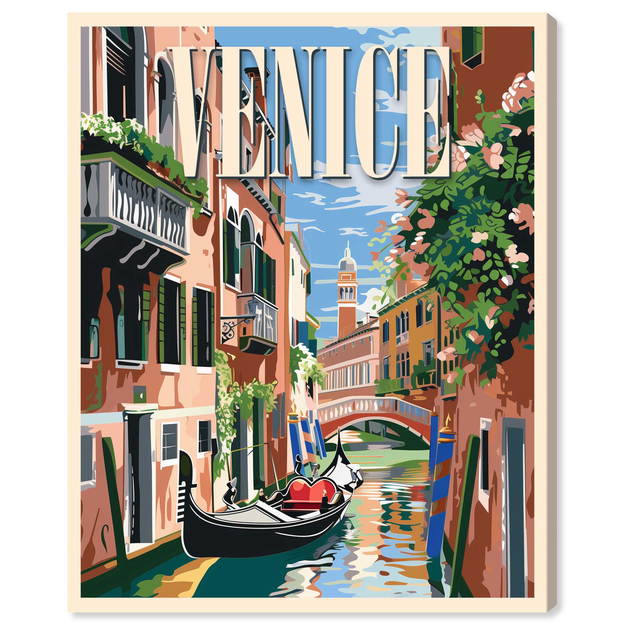 Art Remedy Venice Postcard Canvas Beach Coastal Art by Art Remedy | Wayfair