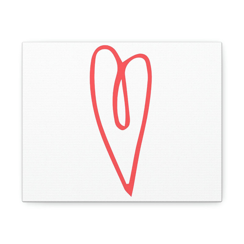 Latitude Run® Hearts by Kelly Johnson - Wrapped Canvas Graphic Art ...