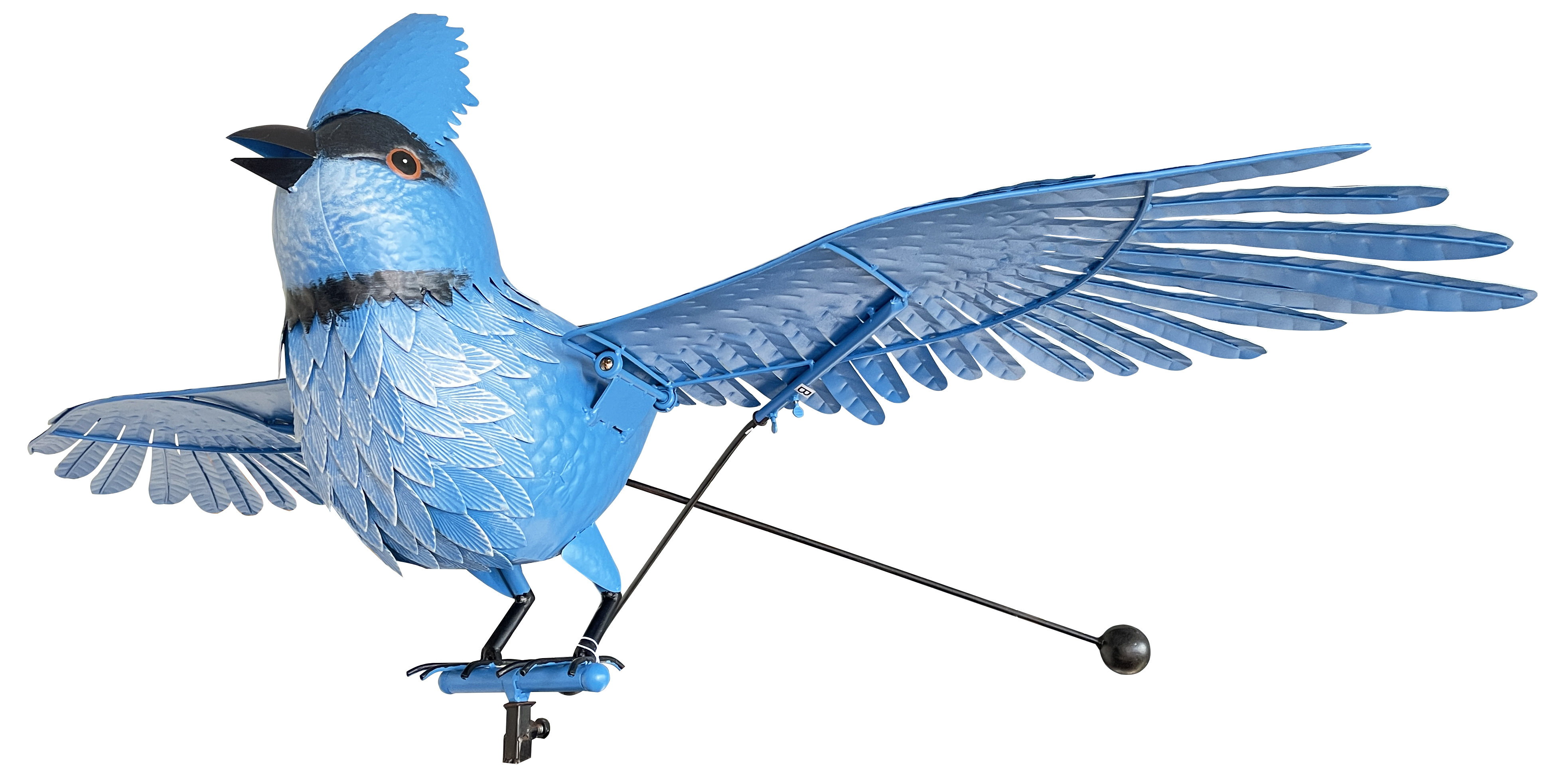 Hokku Designs Javiyon Blue Jay Bird Rocker Balancing Garden Stake ...