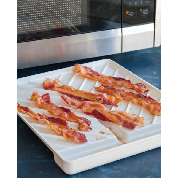 Nordic Ware Microwave 12" Bacon Tray and Food Storage & Reviews | Perigold