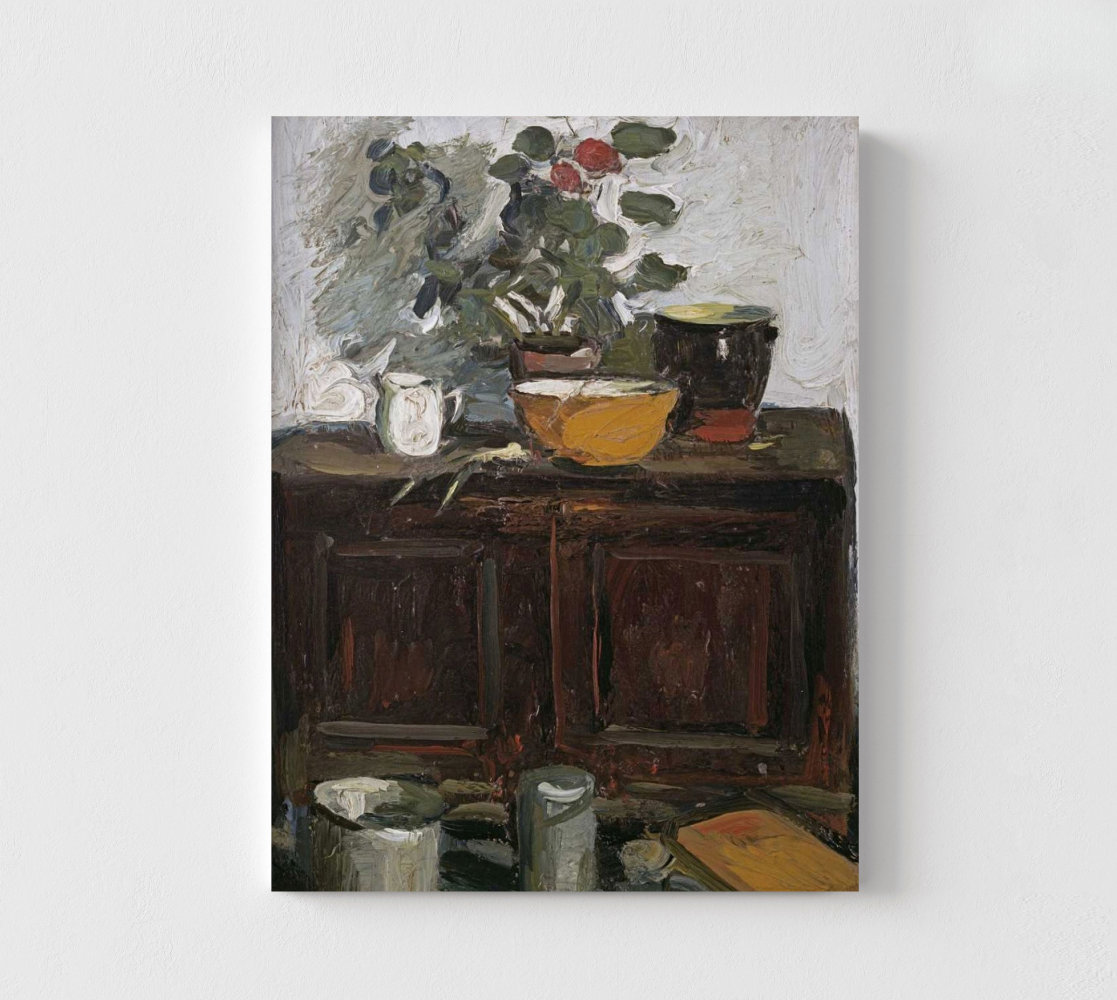 WeFrameArt The Kitchen Dresser By George Hunter, Home Oil Painting ...