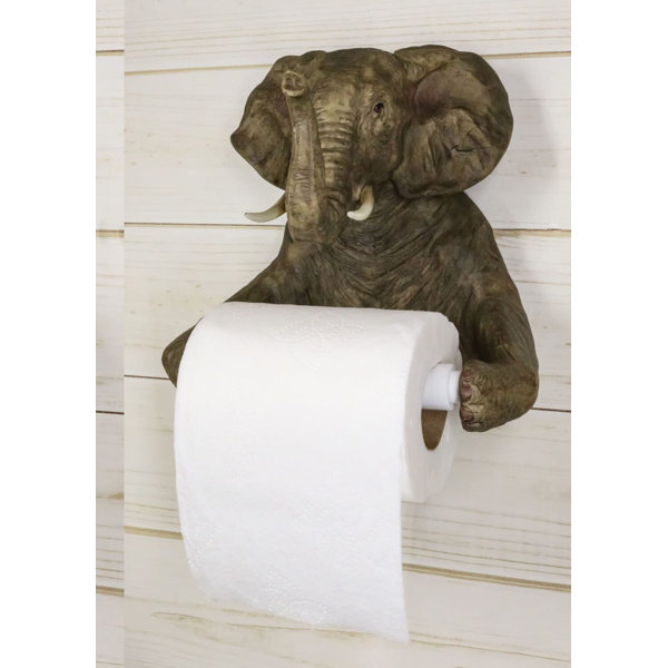 Rosecliff Heights Savanna Safari Elephant Tissue Holder - Perfect Home ...