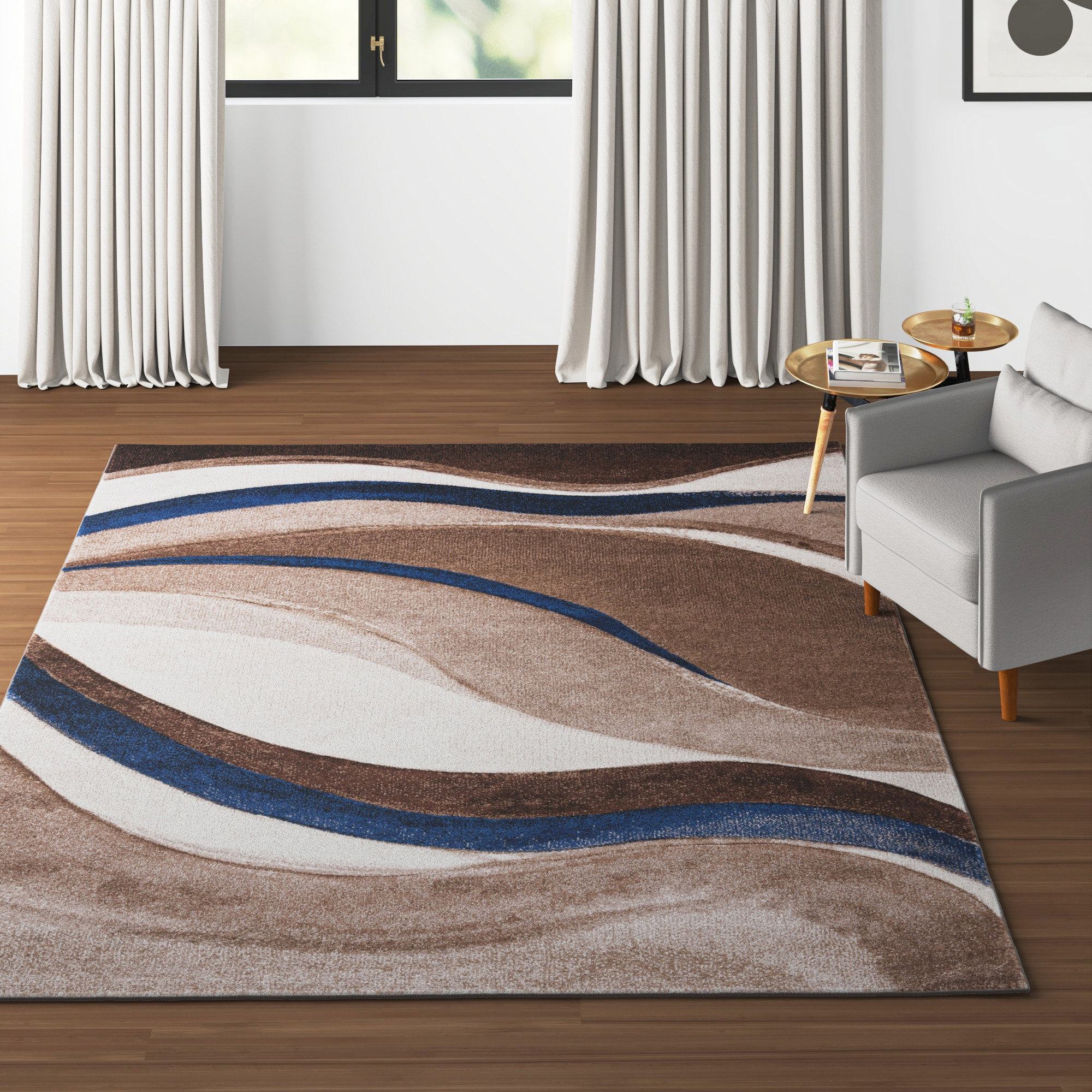 Wade Logan Dubberly Abstract Area Rug & Reviews - Wayfair Canada