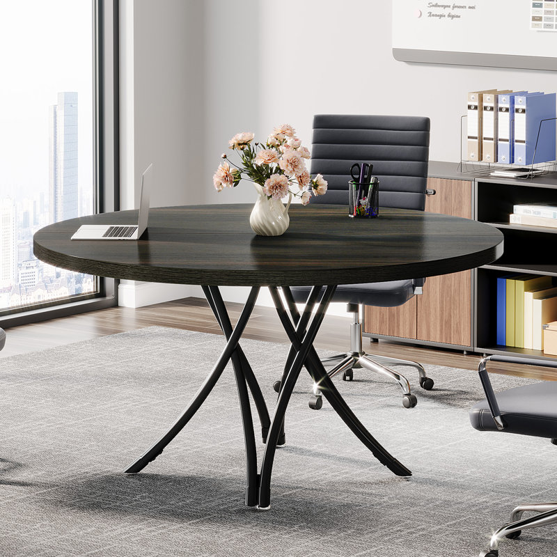 17 Stories 47" Round Conference Table For 4 & Reviews | Wayfair
