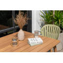 Lifestylegarden Fiji FSC Wood And Resin 5Pc Outdoor Patio Square Dining ...