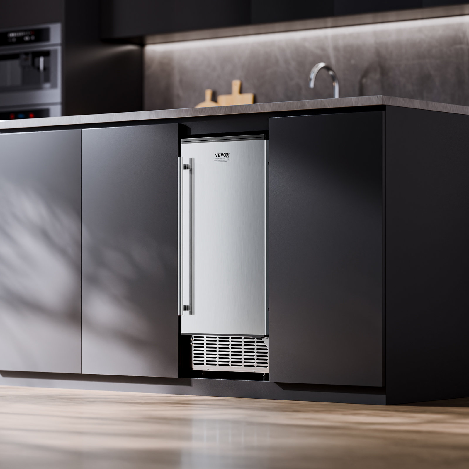 Stellweilan Tessberg Undercounter Ice Maker 80 Lbs/Day Built-in Ice ...