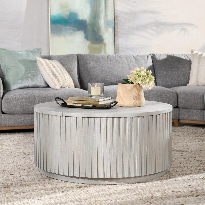 Classic Home Maya Round Coffee Table & Reviews | Perigold