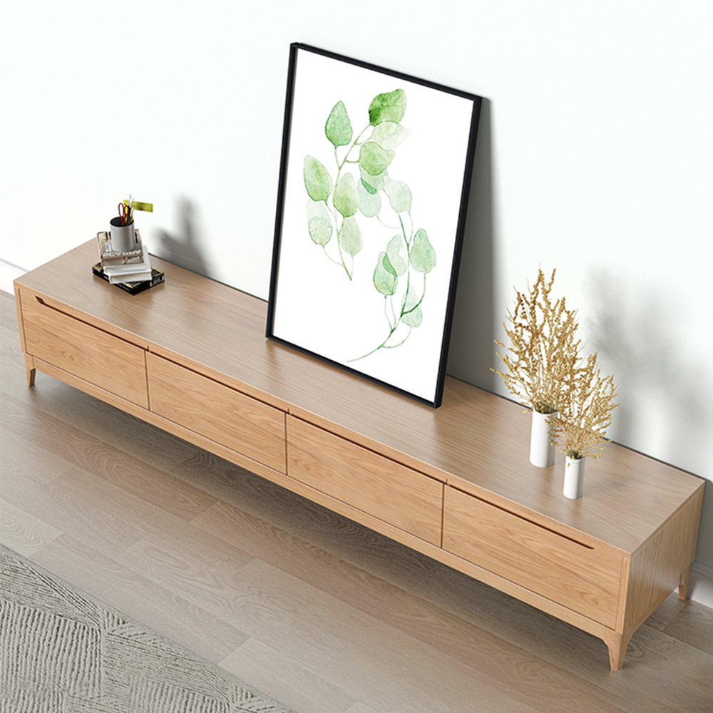 Finaewg Modern log TV cabinet | Wayfair