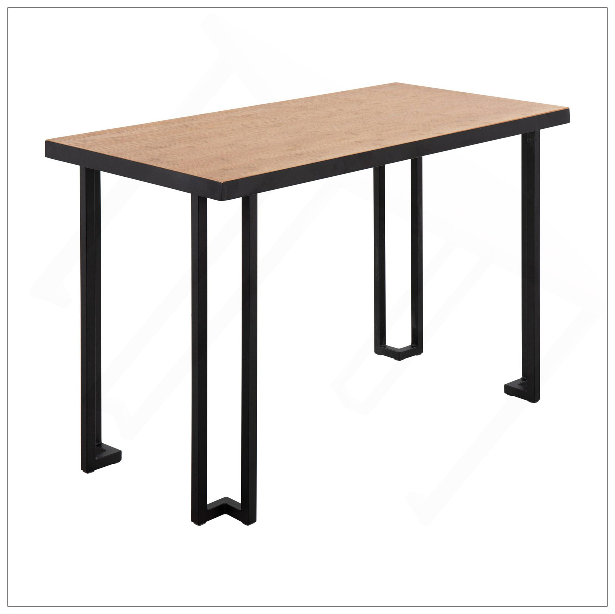 Ebern Designs Modern Industrial Desk With Sturdy Metal Frame And ...