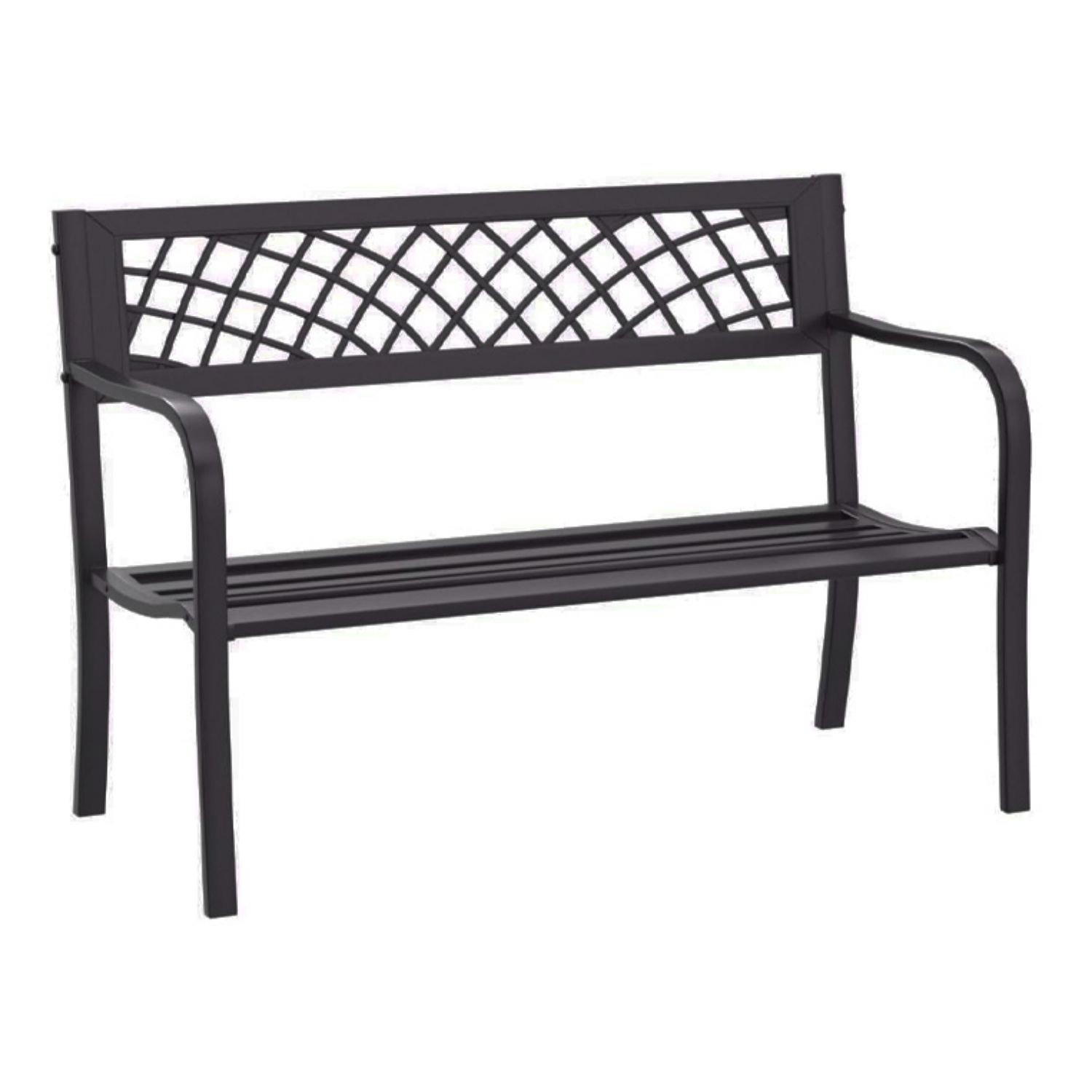 Red Barrel Studio® Jazariyah Steel Outdoor Bench | Wayfair