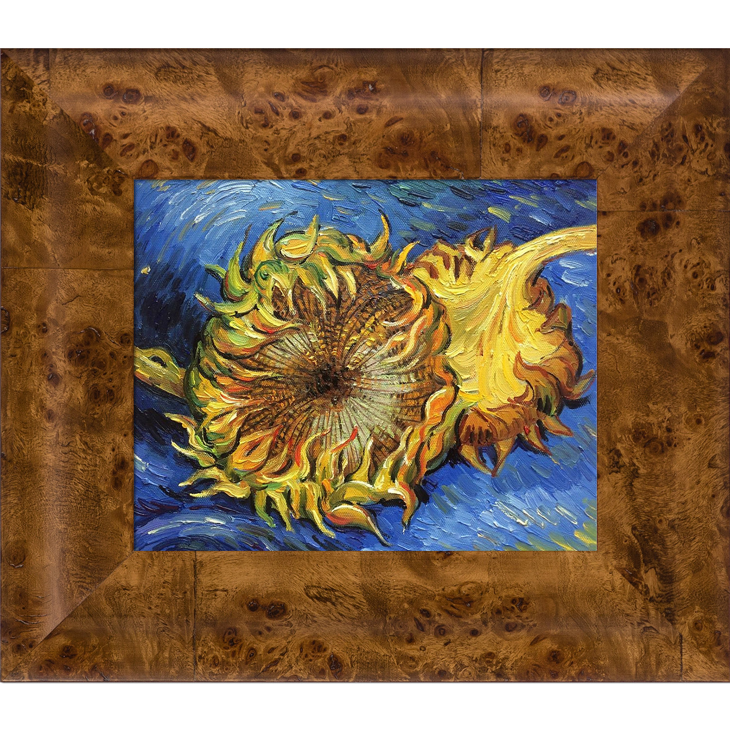 Winston Porter 'Two Cut Sunflowers' by Vincent Van Gogh - Picture Frame ...