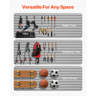 Latitude Run® 8 x 4 ft Slat Wall Paneling PVC Garage Slatwall & Reviews ...