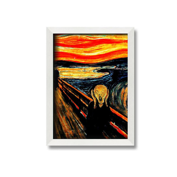 Ophelia & Co. The Scream by Edvard Munch - Single Picture Frame Print ...