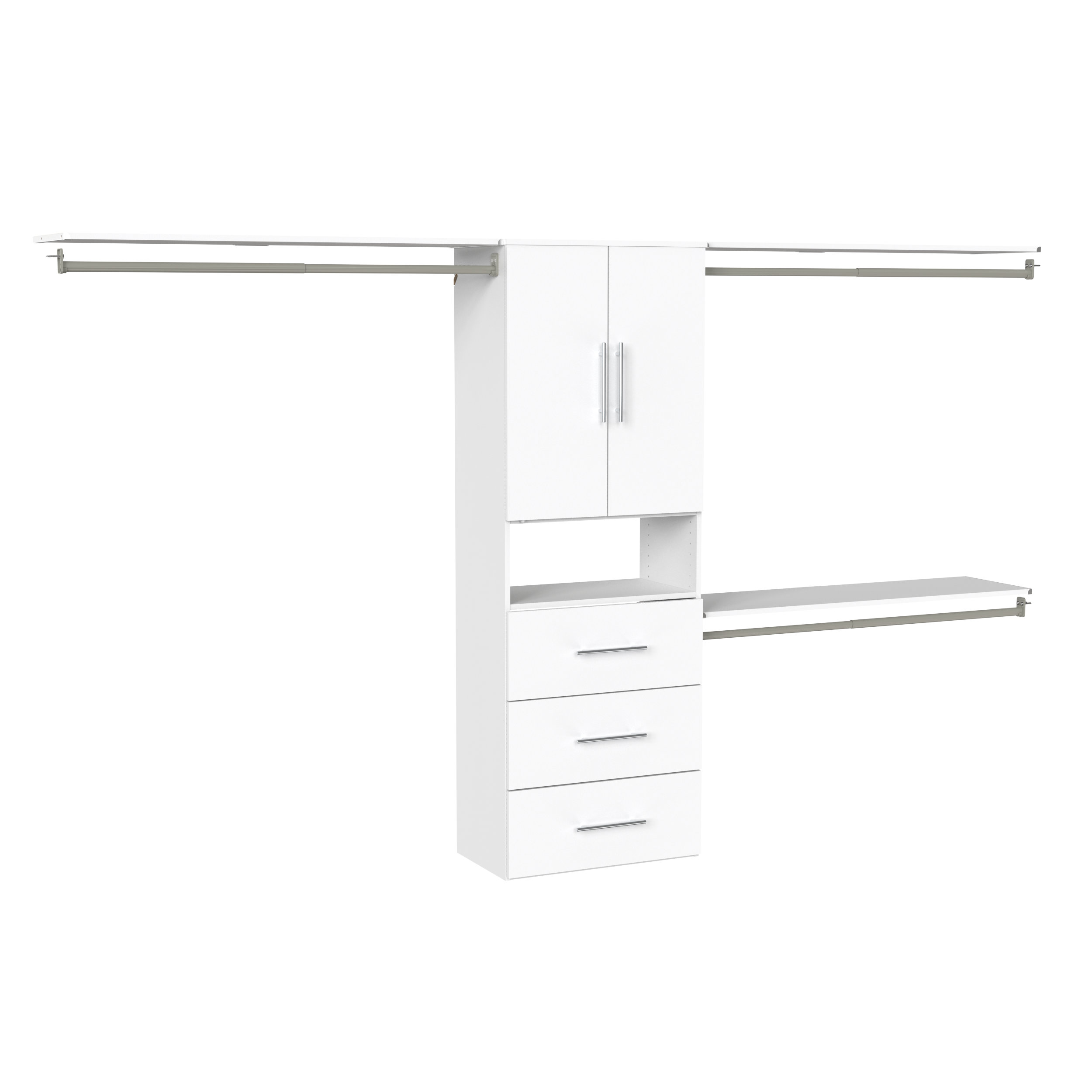 ClosetMaid Hanging Tower Reach-In Set with Drawers and Doors | Wayfair