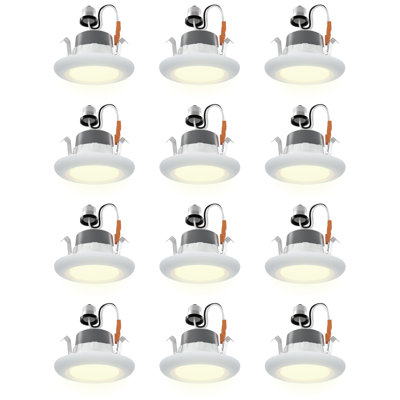 AKIHE Retrofit LED Recessed Lighting 4 Inch, Indirect Light Dimmable ...