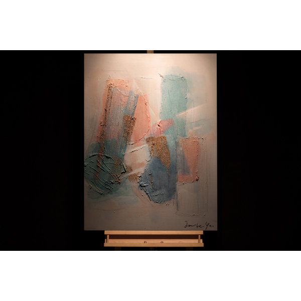 Canora Grey Hand Painted Colors of Gulck Acrylic Painting | Wayfair.co.uk