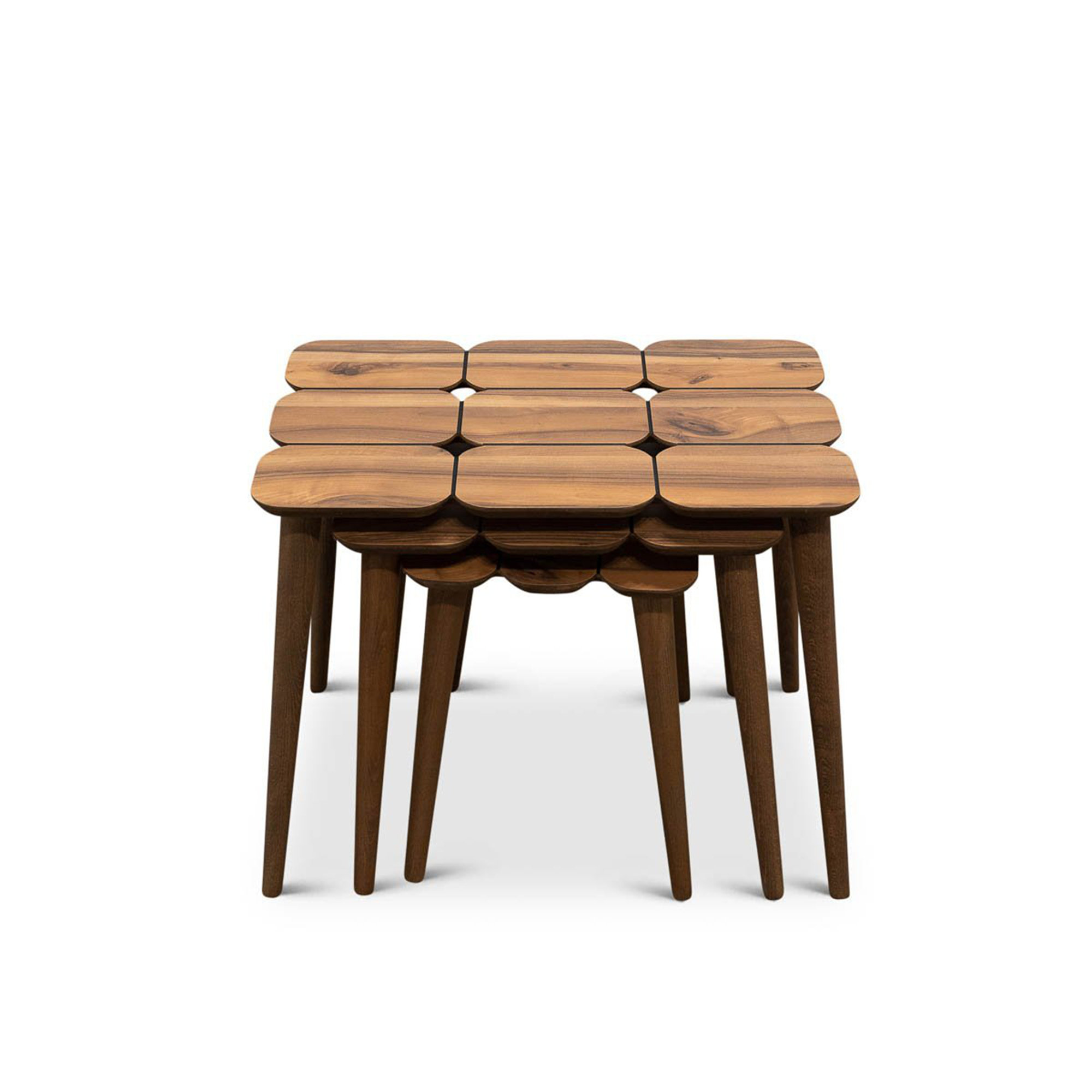 Latitude Run® Hilson Walnut Nesting Table - Wayfair Canada