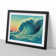 House of Hampton Modern Ocean Wave - Picture Frame Graphic Art ...