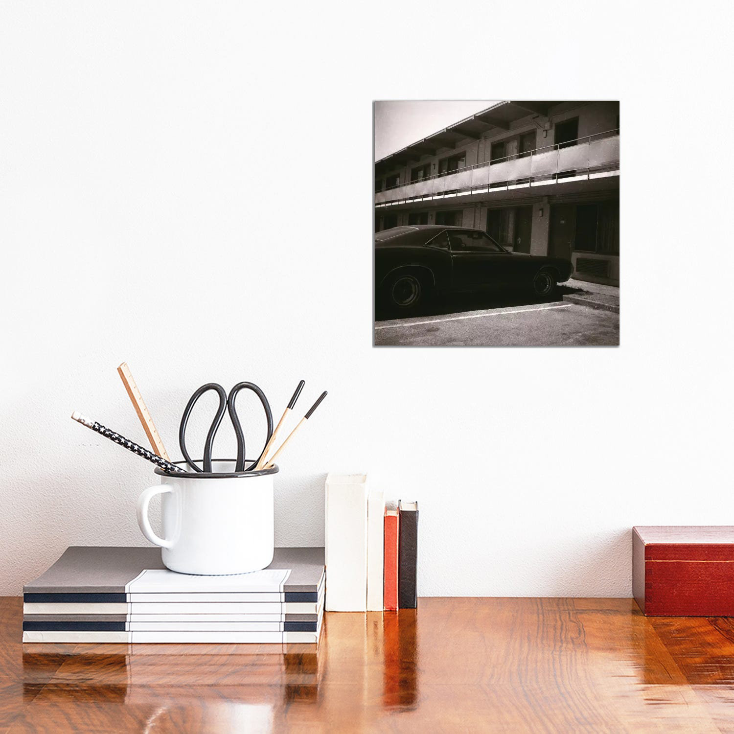 Ebern Designs Motel Life by Alec Huxley - Wrapped Canvas Graphic Art ...