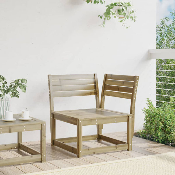 Alpen Home Matteo Wood Outdoor Garden Chair | Wayfair.co.uk