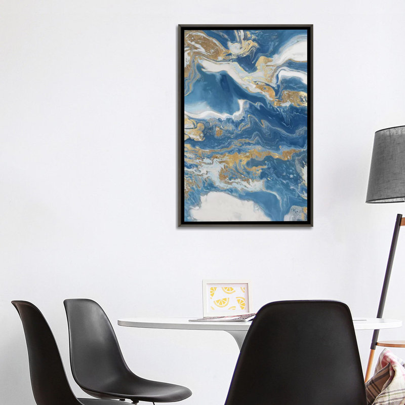 Bless international Fluid Memories I Framed by Eva Watts Print | Wayfair