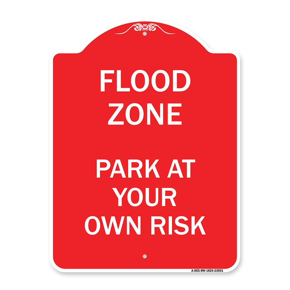 Signmission Designer Series Sign - Flood Zone/23951 | Wayfair